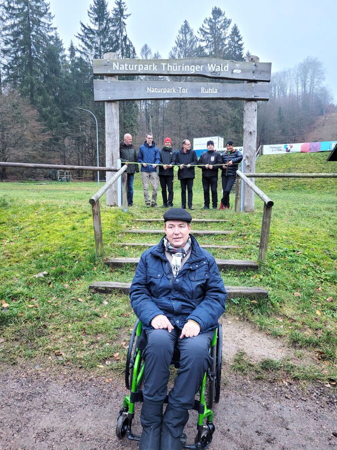 Einweihung Naturpark-Tor an der Schanzenanlage „Alte Ruhl“ - Ruhla ...
