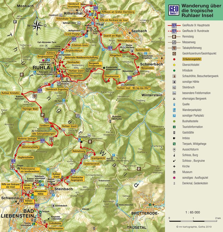 GeoRouten in Ruhla - Ruhla - Erholungsort im Naturpark Thüringer Wald
